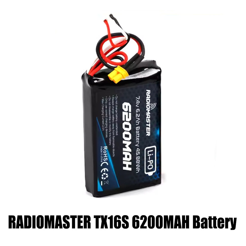 Radiomaster BOXER TX16S Original Transmitter 2S 7.4V 6200mAh แบตเตอรี่ ...