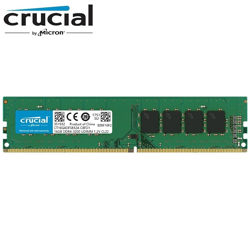 Crucial ram ddr4 Desktop 4gb 8gb 16gb ddr4 2133/2400/2666/3200mhz PC ...