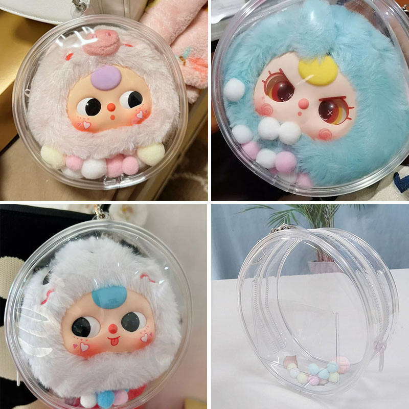 จัดส่งในประเทศไทย Baby Three ถุงใส ถุงเก็บของ พวงกุญแจ กระเป๋าใสพวง ...