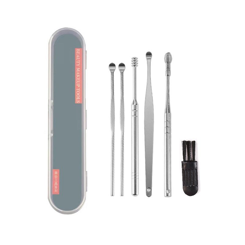 【PY】ไม้แคะหูสเตนเลส 2 ด้าน หัวเกลียว หัวแคะ ไม้ปั่นหู ทำความสะอาดรูหู ...