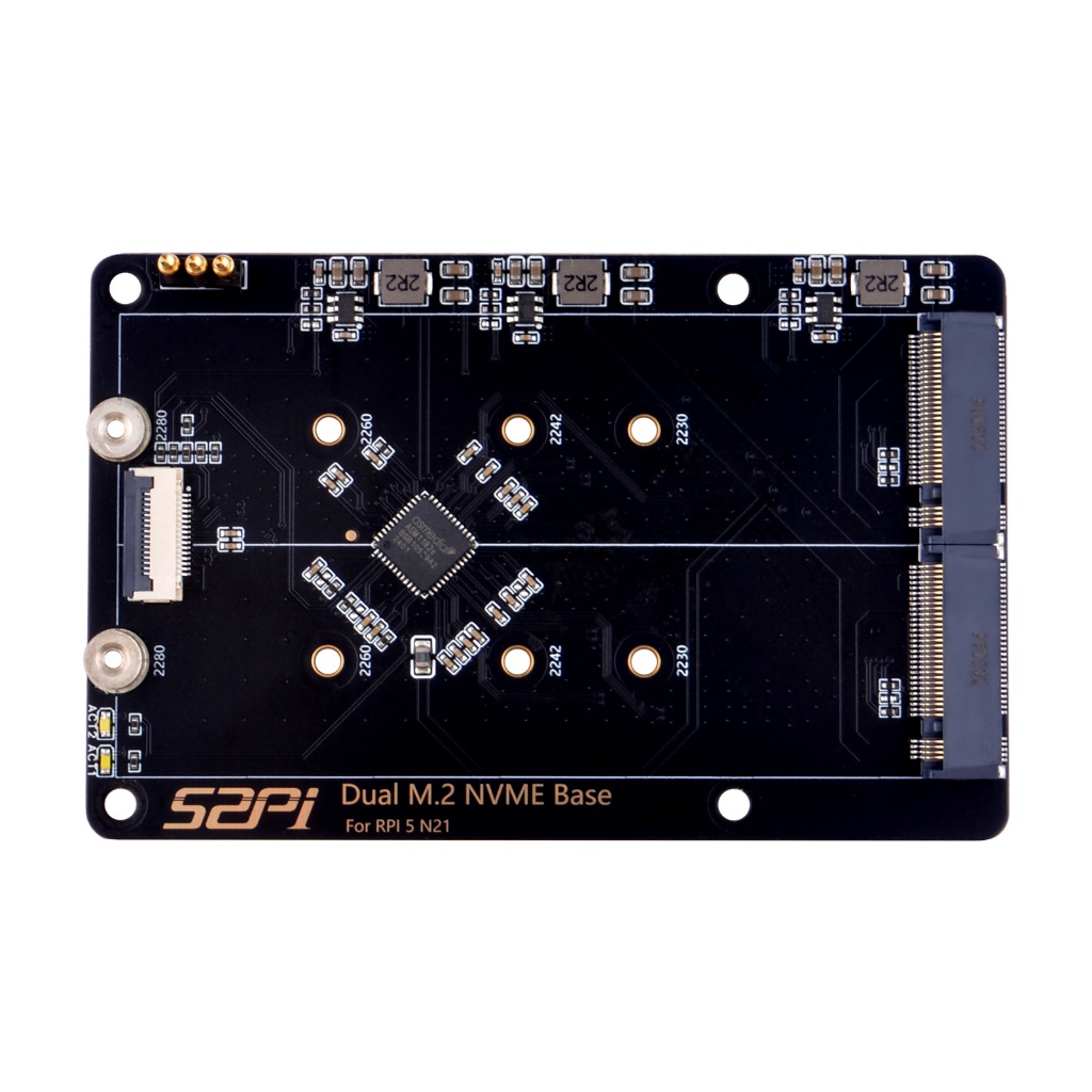 52pi N21 Dual 2280 NVMe Base สําหรับ Raspberry Pi 5 | Shopee Thailand