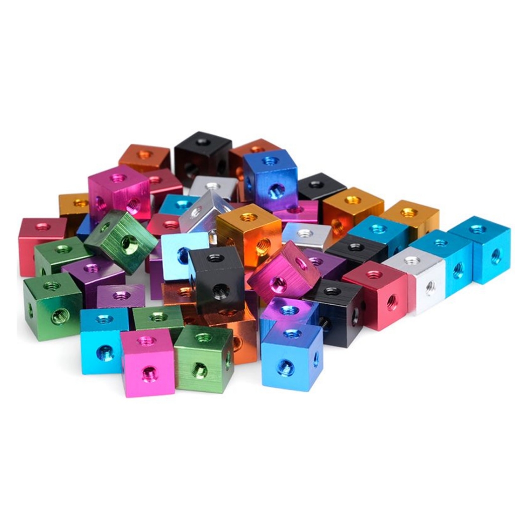 อลูมิเนียม Square Spacer Standoff Bush M3 Cube Connector อลูมิเนียมยึด ...