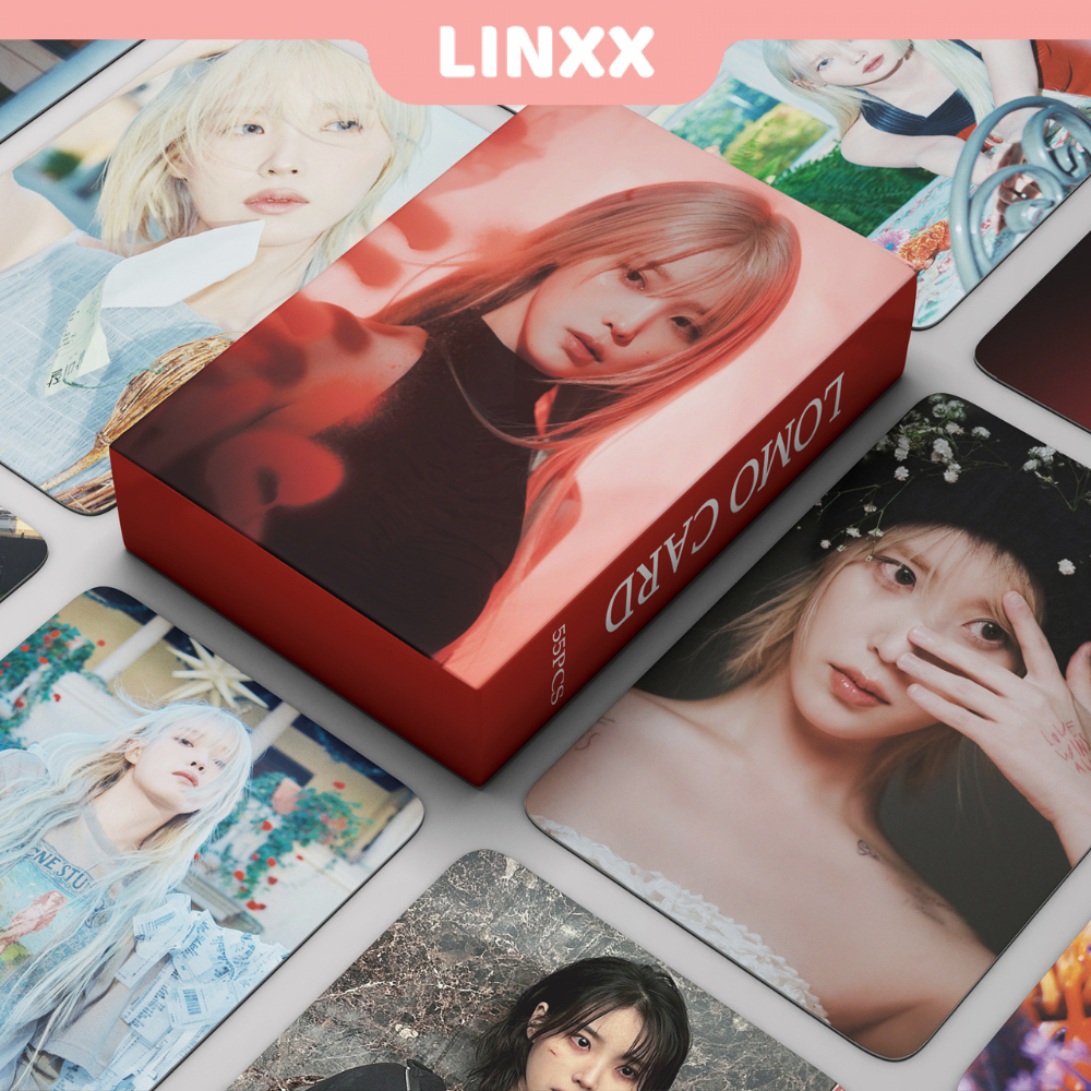 Linxx 55 ชิ้น IU 2024 อัลบั้ม Lomo Card Kpop Photocards ชุดโปสการ์ด ...