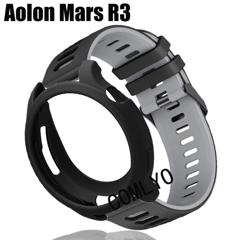 For Aolon Mars R3 สําหรับ ฉันเสียใจ ดาวอังคาร ร3 สายรัดกรณีนาฬิกาสมาร์ท ...