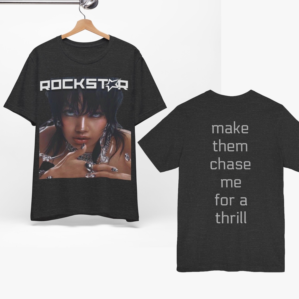 Lisa Rock Star เสื้อยืด Unisex เสื้อยืดผ้าฝ้ายที่สะดวกสบายและมีสไตล์ ...