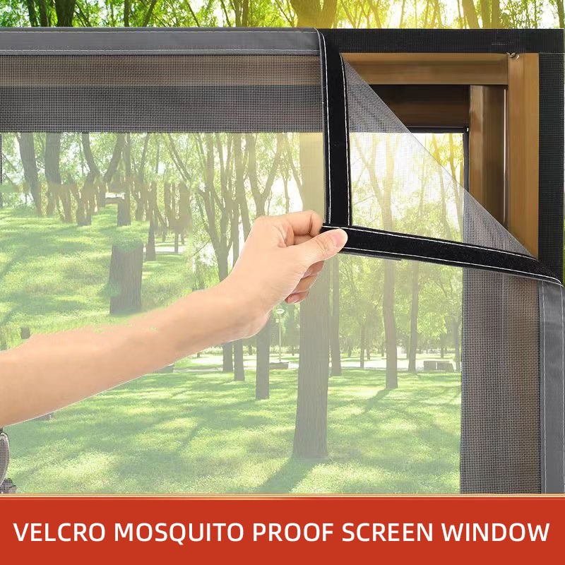 Velcro Window Screen Window Anti-Mosquito Paste Gauze | Shopee Thailand