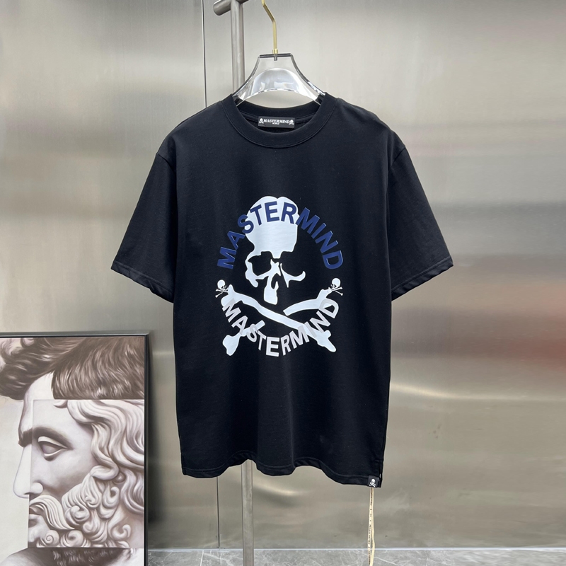 ใหม่ Dark แฟชั่นแบรนด์ Mastermind Skull Head เสื้อยืดแขนสั้นผ้าฝ้ายแท้ ...
