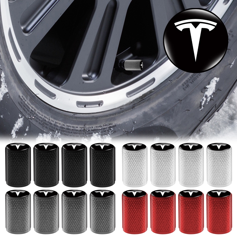 4 ชิ้นทรงกระบอกยางรถป้องกันฝุ่นหมวกสกรูล้อรถ Tyre วาล์วหมวกสําหรับ ...