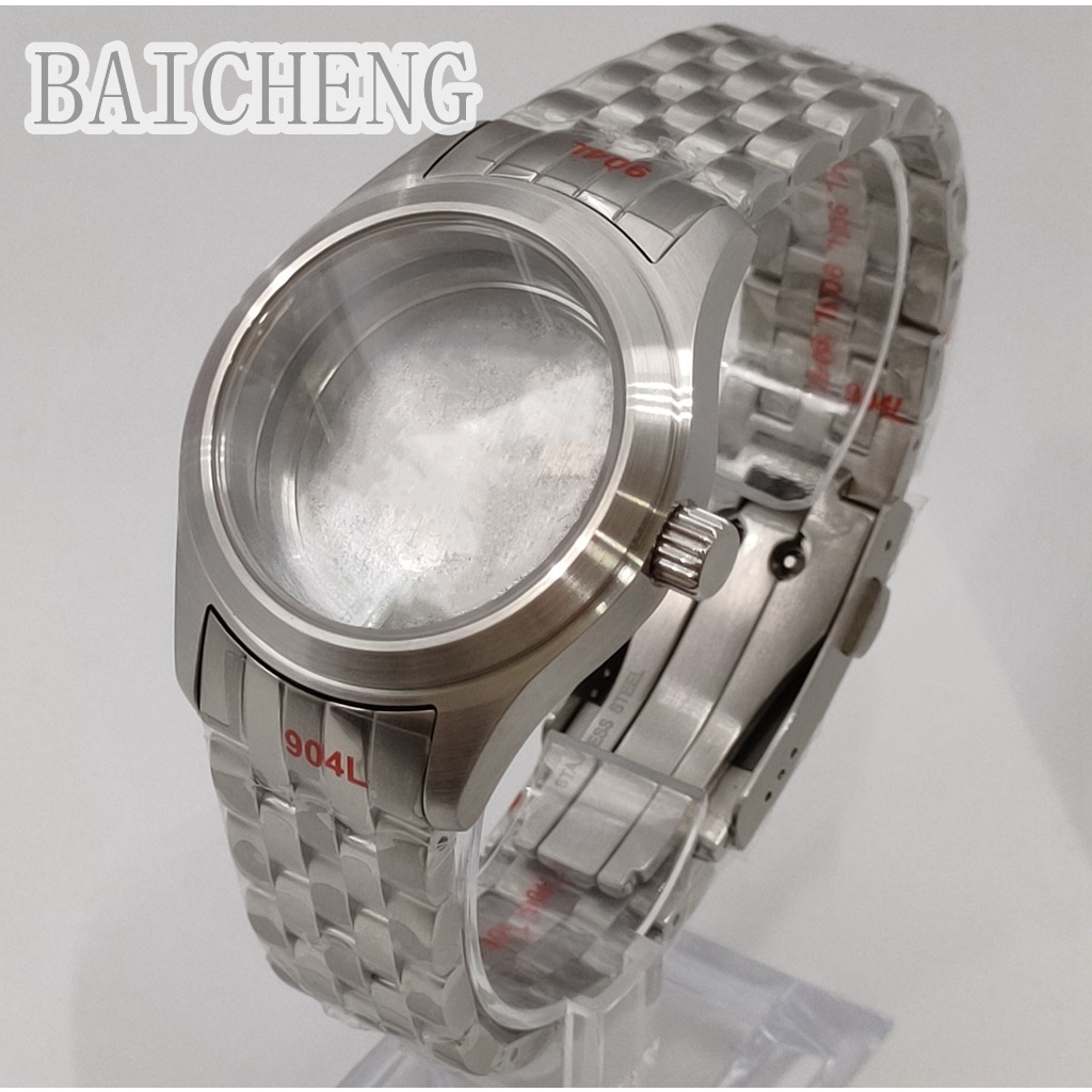 Baicheng 36 มม./39 มม.NH34 NH35 NH36 NH38 NH39 NH70 NH72 ETA2824 PT5000 นาฬิกาสแตนเลสสีเงินพร้อม ...