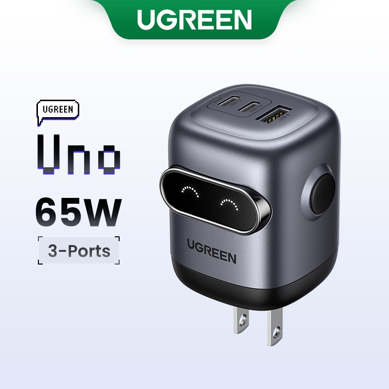 UGREEN NewUGREEN Uno 65W 30W RobotGaN Fast Charger GaN2 Fast Charger RG Fast USB C Power Adapter ...