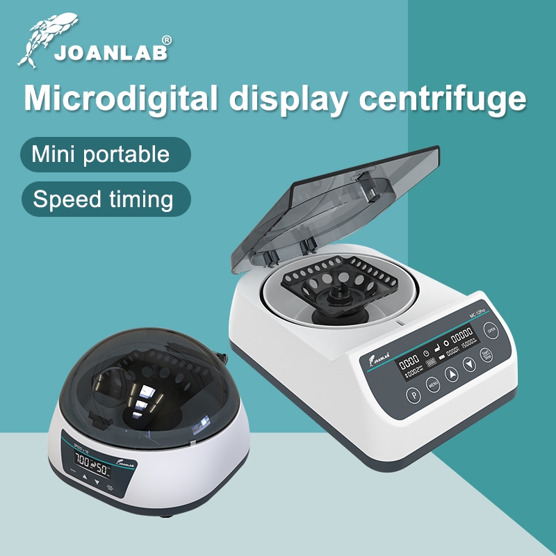 Joanlab Pcr Micro Centrifuge เครื่องดิจิตอลความเร็วสูง Prp Plasma Centrifuge Lab 12000rpm 0.2/0. ...