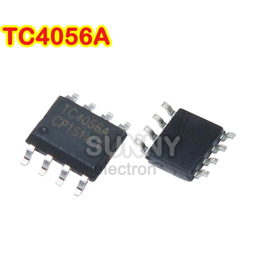 20pcs TC4056A 4056 SMD SOP8 1A Linear Lithium Ion เครื่องชาร์จแบตเตอรี่ชิป IC | Shopee Thailand
