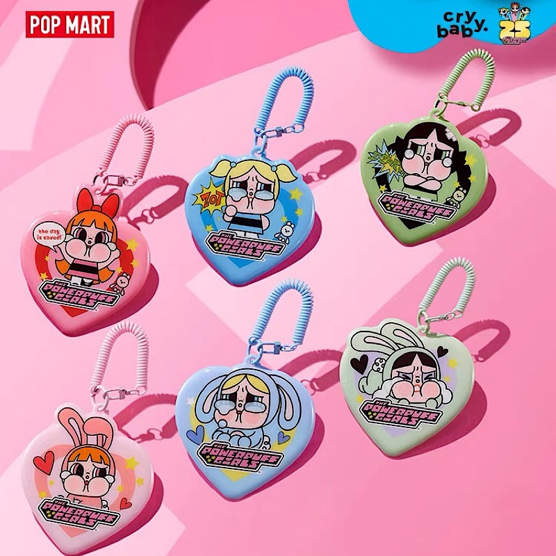 Popmart POPMART CRYBABY x Powerpuff Girls Series Card Holder Series ...