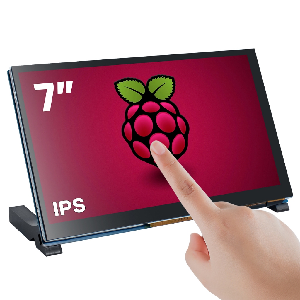 Lafvin 5/7 นิ้วหน้าจอสัมผัสจอแสดงผล IPS DSI เข้ากันได้กับ Raspberry Pi 5/4/3, 800x480 พิกเซลหน้า ...