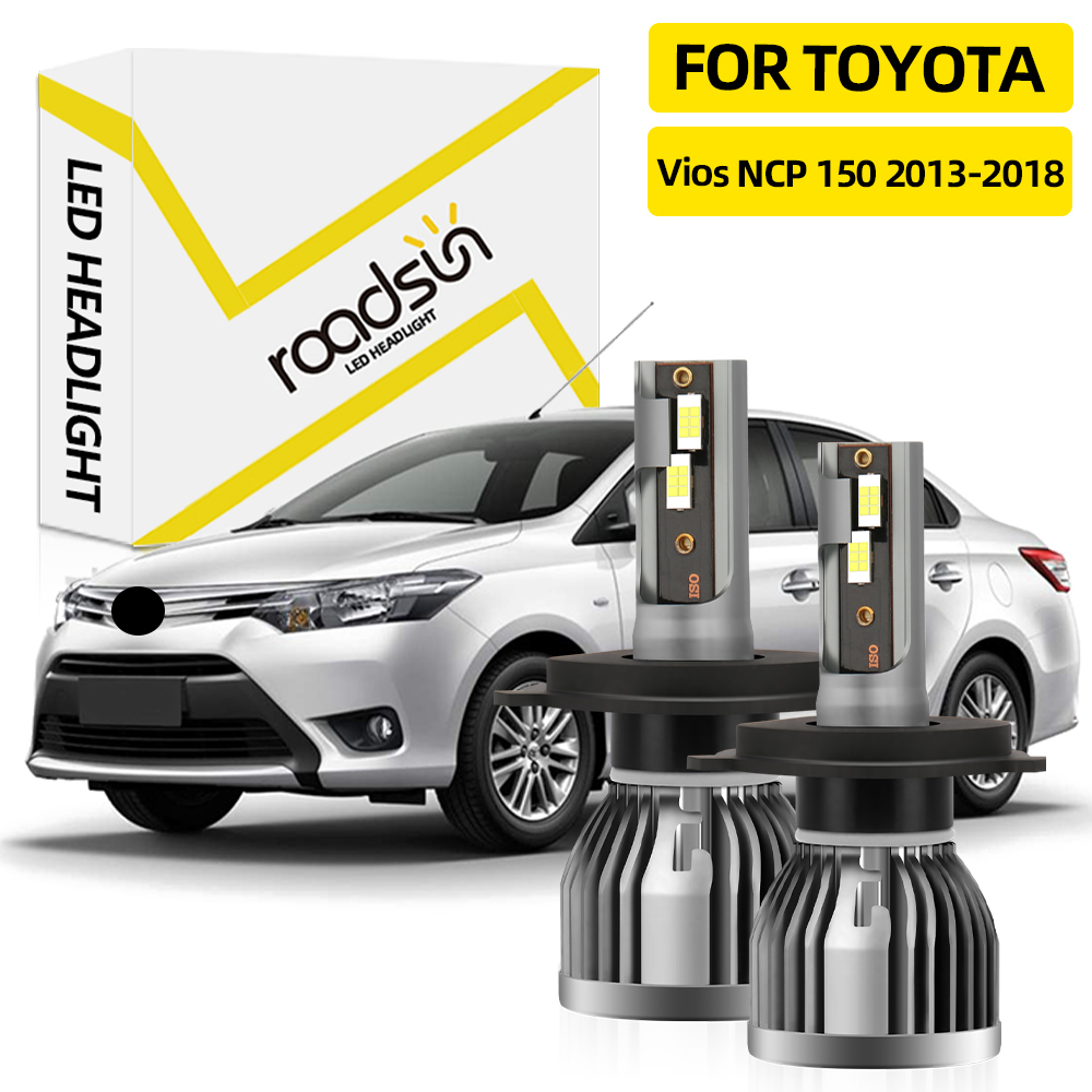 [Toyota] Vios NCP 150 2013-2018 ไฟหน้ารถ LED หลอดไฟ Hi/Lo Beam ไฟหน้า ...