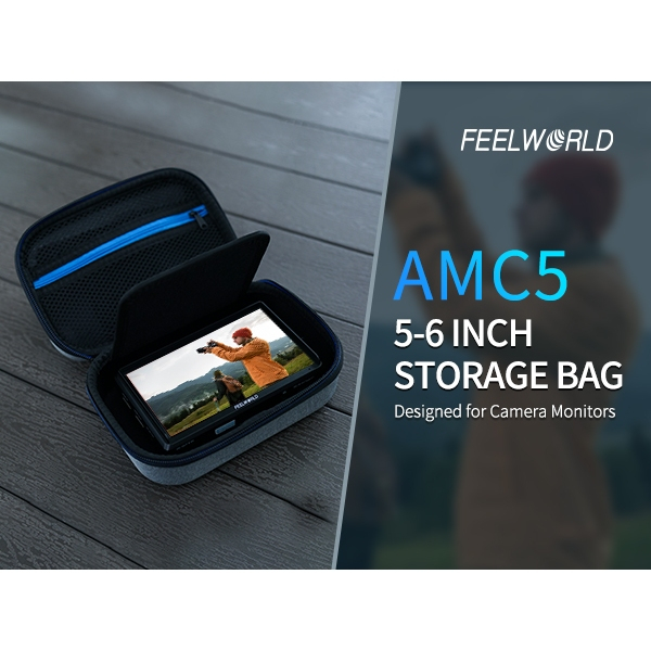 Feelworld กระเป๋าถือ แบบพกพา สําหรับจอมอนิเตอร์กล้อง Feelworld F570 F5 ...