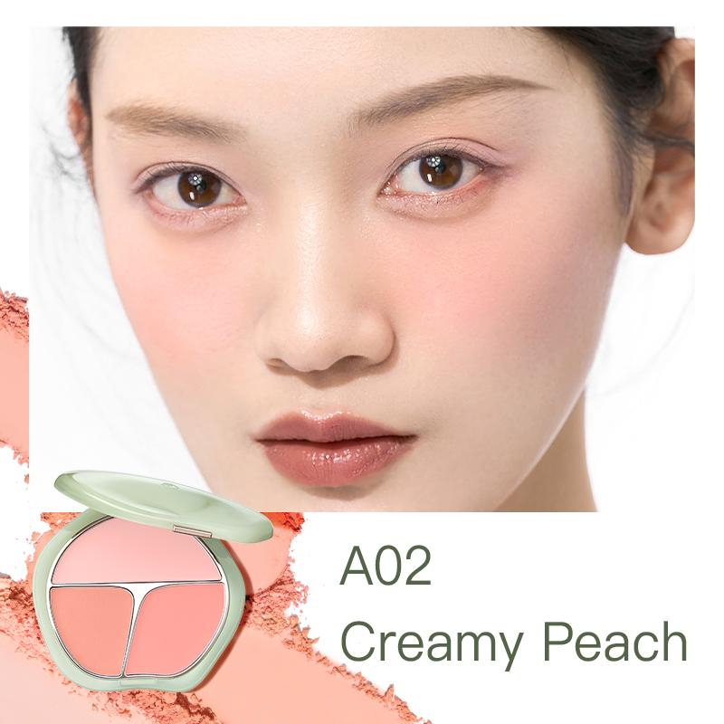 彩棠TIMAGE Blush Palette 3in1 บลัชออนพาเลท 3เฉดสี ปัดแก้ม ปัดแก้มผิวโกลว์ ...