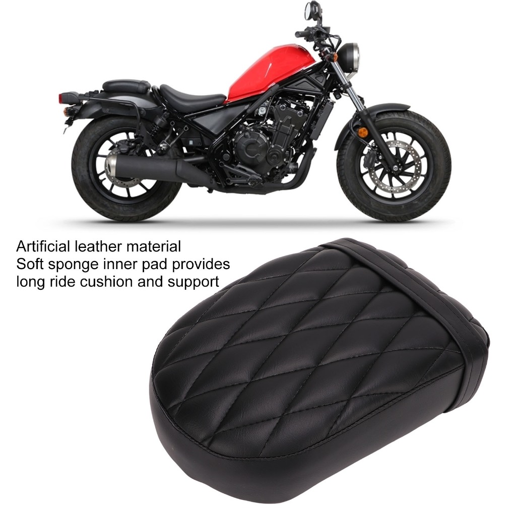Motor 2H ที่นั่งผู้โดยสารรถจักรยานยนต์หนังเทียมเบาะฟองน้ำสำหรับ Rebel ...