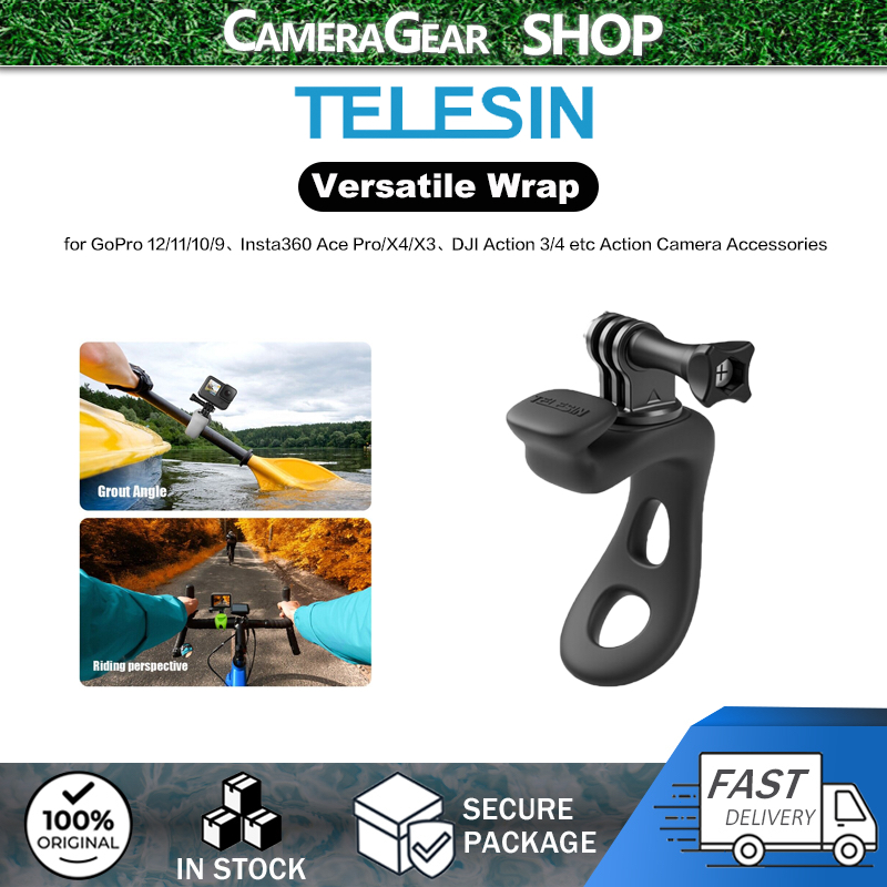 TELESIN Quick Release Elastic Small Q Handlebar Mount for GoPro ...