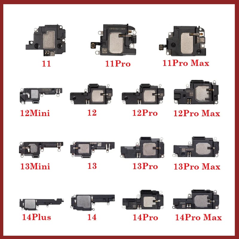 1 ชิ้นลําโพงสําหรับ iphone 11 12 13 Mini Pro Max Lound ลําโพง Ringer ...