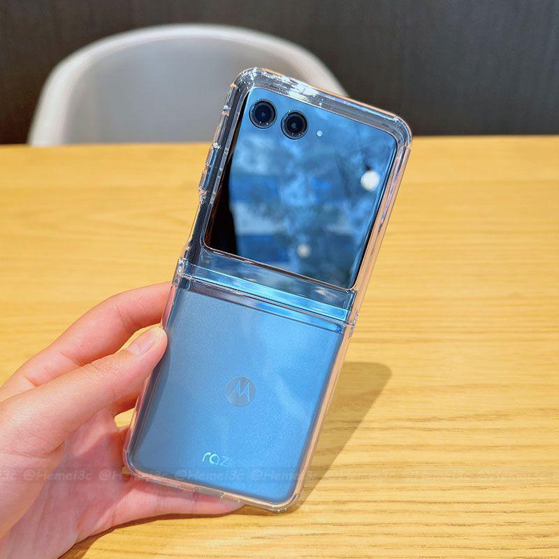 สําหรับ Motorola Razr 50 Ultra Casing Clear Soft TPU Anti-fall Back ...