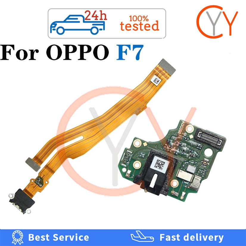 ชาร์จ Flex + mic สําหรับ OPPO F7 ชาร์จริบบิ้น Flex USB mic Board ...