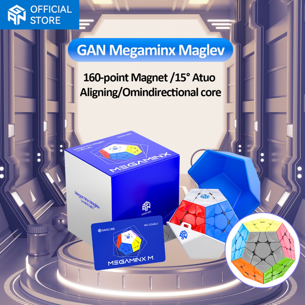 Gan Megaminx Maglev Cube ลูกบาศก์แม่เหล็ก ทรงแปดเหลี่ยม จัดตําแหน่งอัตโนมัติ | Shopee Thailand