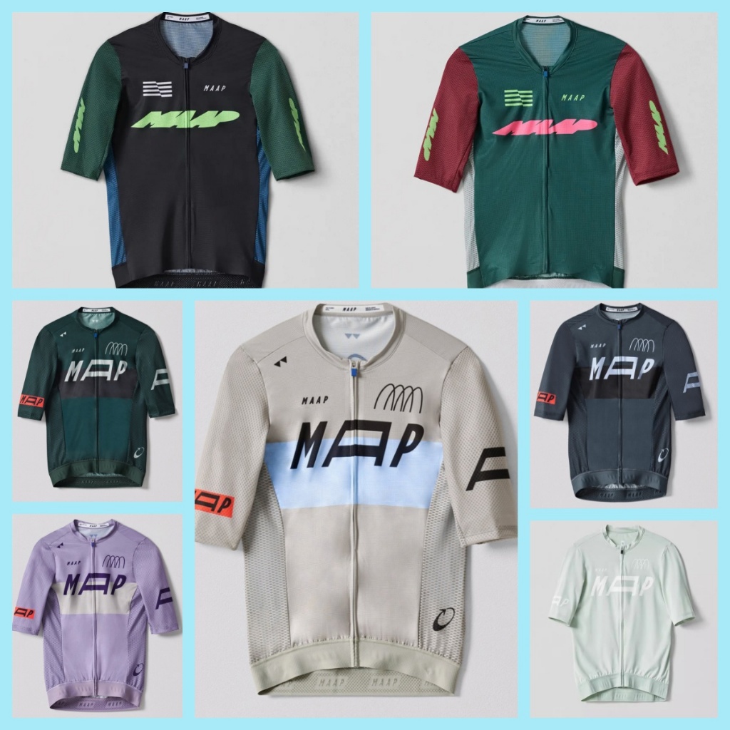 Maap เสื้อเจอร์ซีย์นักปั่นสําหรับผู้ชาย/ผู้หญิง (XS-3XL) การบีบอัดกีฬา ...