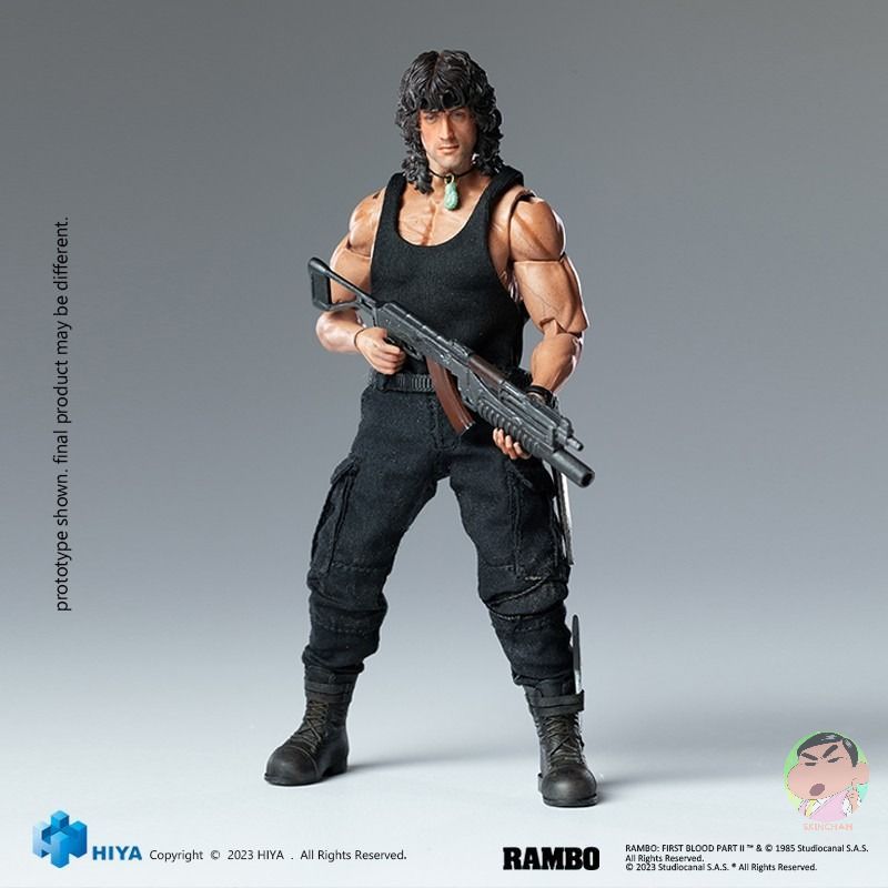HIYA EXQUISITE SUPER Series Rambo 1/12 Rambo: First Blood Part III ...