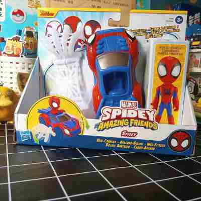Hasbro Marvel Spider-Man และ Magical Friends Spider Web Catch Car Web ...