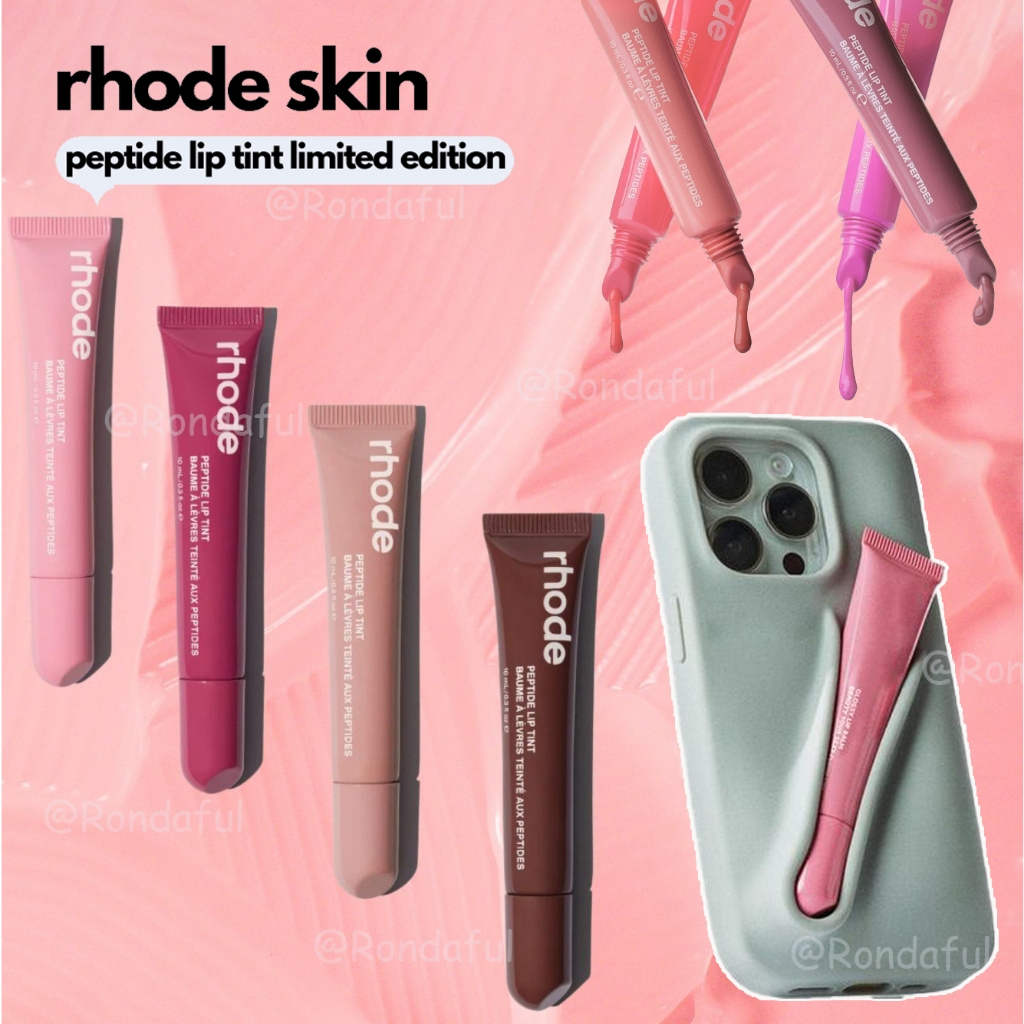 Rhode Peptide Lip Tint Non-Stick Lip Glaze ลิปสติกให้ความชุ่มชื้น ...