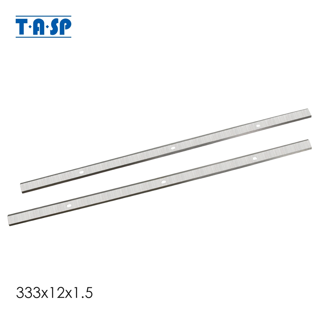 Tasp 2pcs 13 "HSS ความหนา Planer ใบมีด 333x12x1.5 มม.Double Edged สําหรับ Delta 22-580 22-590 ...