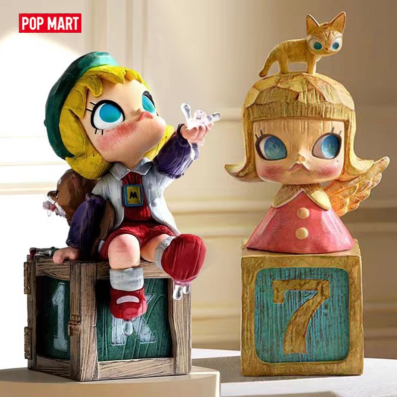 POPMART MOLLY Anniversary Sculpture Classic Return 2 Series Random box ...