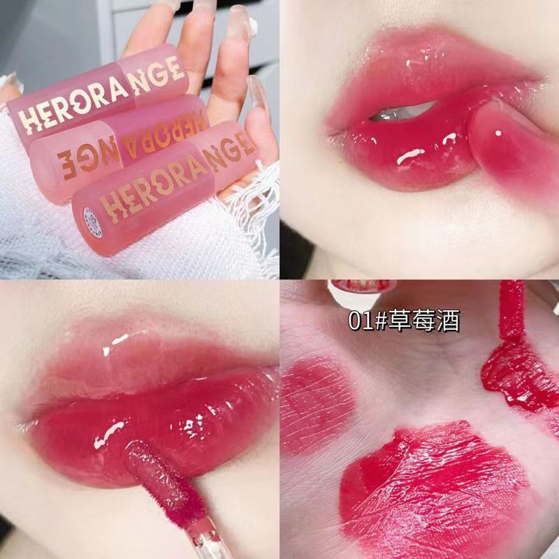 【PY】HERORANGE ลิปกลอส ให้ความชุ่มชื้น ติดทนนาน ป้องกันการแห้ง-PY ...