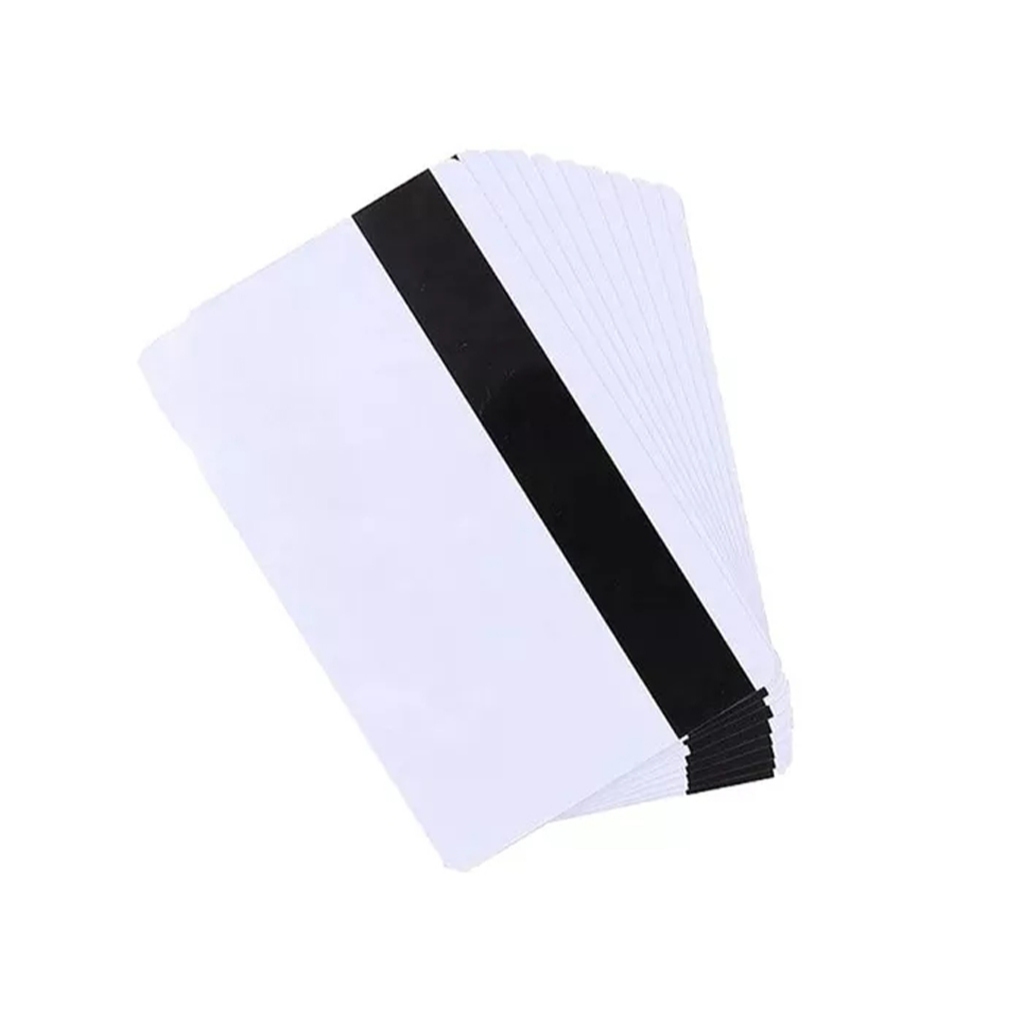 50pcs 2750 OE Blank CR80 PVC Magnetic Stripe Card Hi-Co 3 Track การ์ด ...