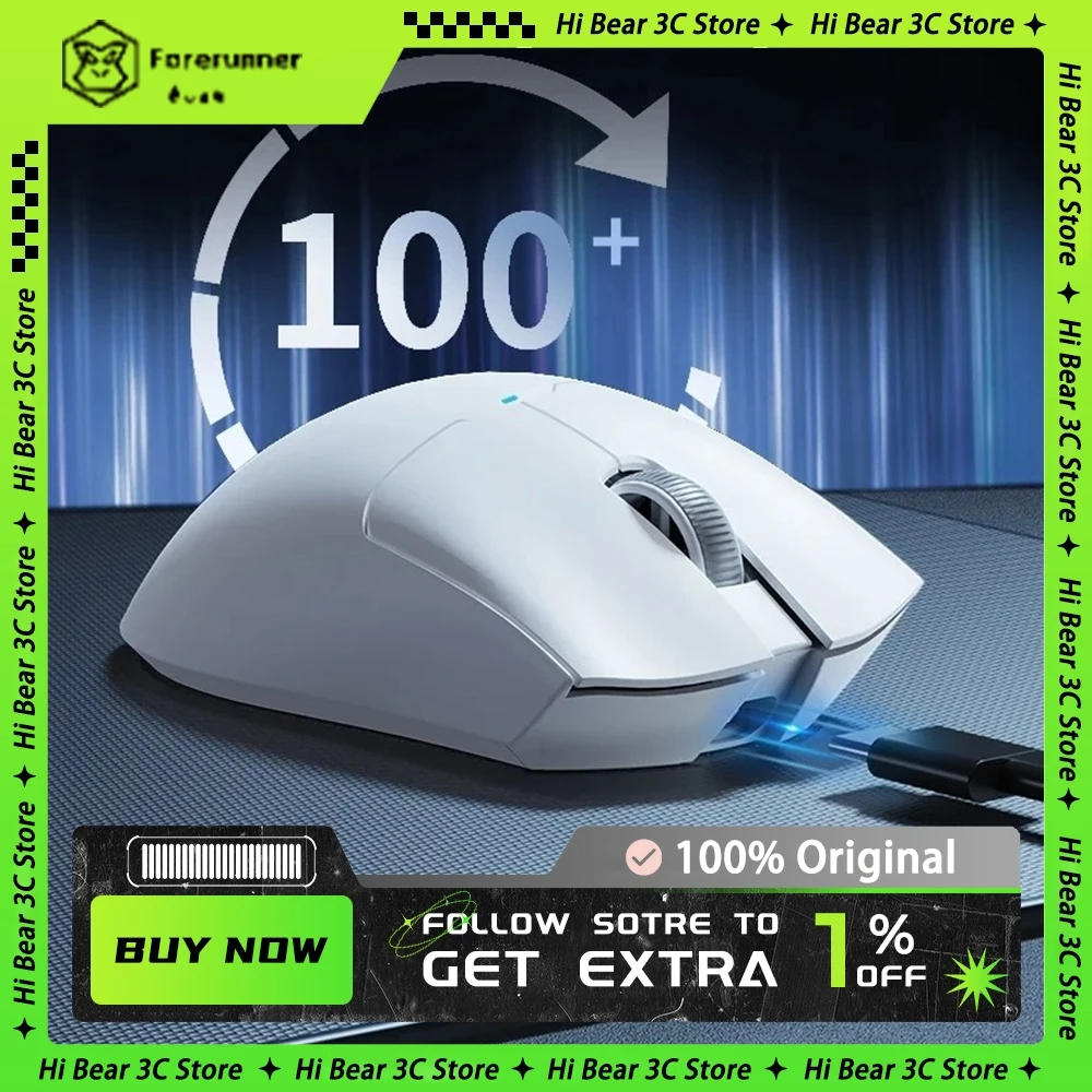 Eweadn X21 เมาส์ไร้สายสามโหมด PAW3311 Sensor เมาส์สําหรับเล่นเกม Low Delay 56g น้ําหนักเบา ...