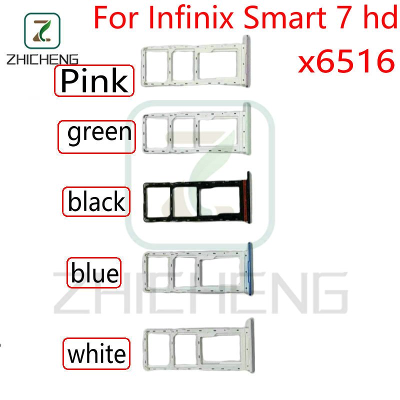ใหม่ SD MicroSD ผู้ถือถาดซิมการ์ดนาโนเติมเต็มสําหรับ Infinix Smart 7 hd ...