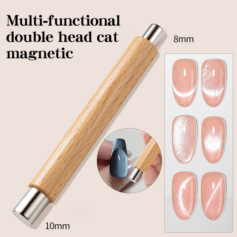 Strong Cat Magnetic Stick สําหรับ UV เจลเล็บแม่เหล็กเครื่องมือ Double ...