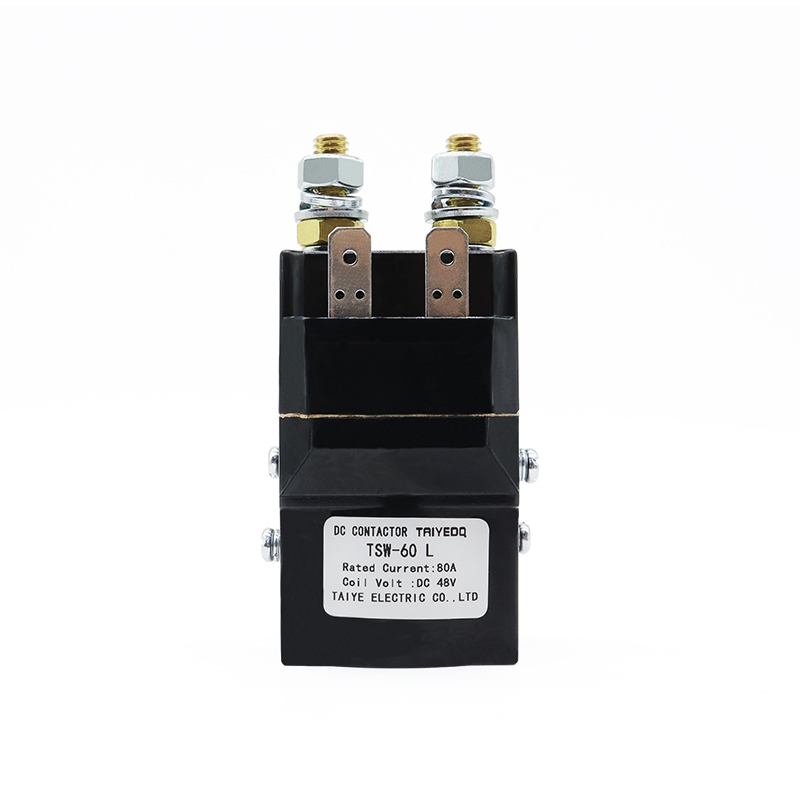 TSW-60 1NO DC Contactor 80A 24V 48V สําหรับยานพาหนะไฟฟ้าวิศวกรรม ...