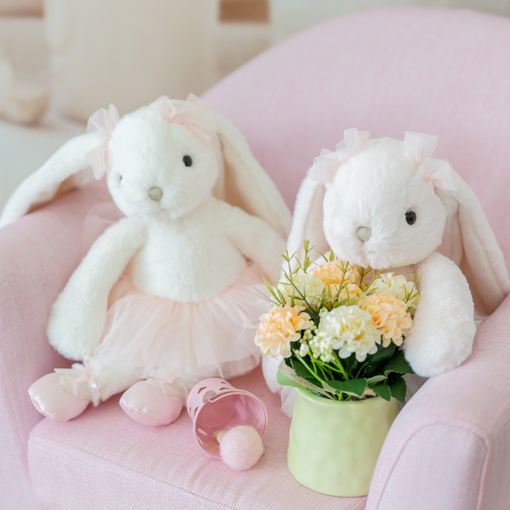 Gabriel Ballet Rabbit Plush Toy ตุ๊กตากระต่ายพร้อมของขวัญกระโปรงสีชมพู ...
