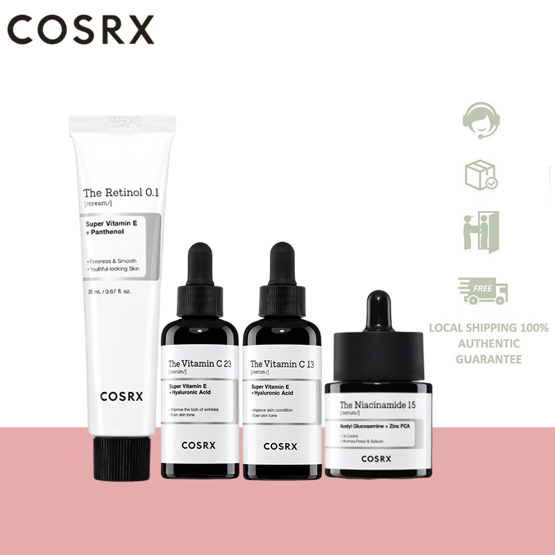 Cosrx The Niacinamide 15 Serum 20 mL+ Vitamin C 23 Serum 20g + Vitamin C 13 Serum 20ml+Retinol 0 ...