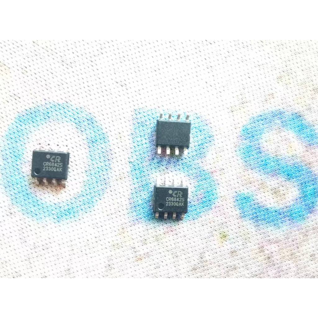 ((10 ชิ้น) CR6842S ยี่ห้อใหม่ CR6842 PWM Power Controller ชิป IC SOP8 | Shopee Thailand