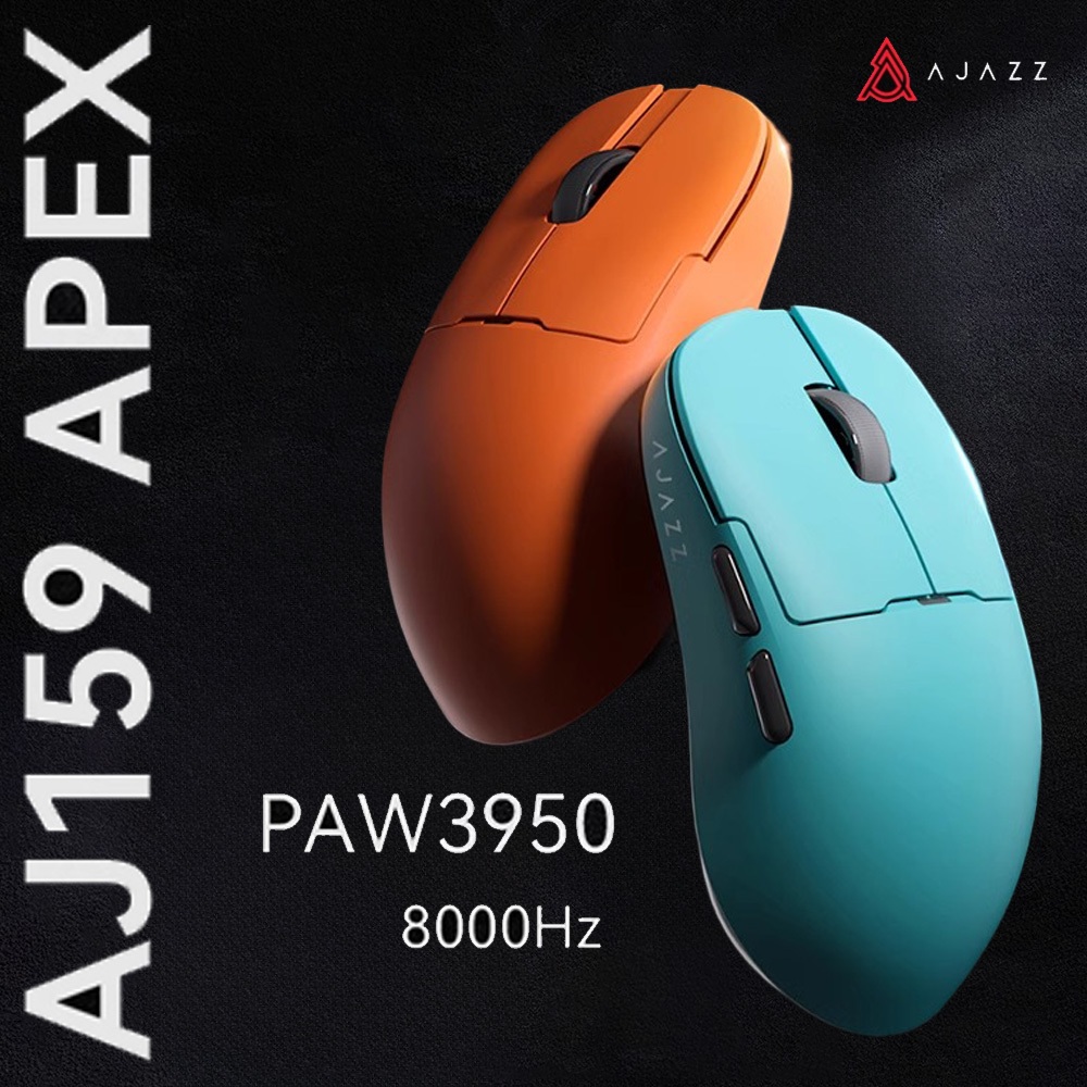 -LW- Ajazz AJ159APEX เมาส์สําหรับเล่นเกมไร้สาย PAW3950 1K + 8K Return Rate | Shopee Thailand