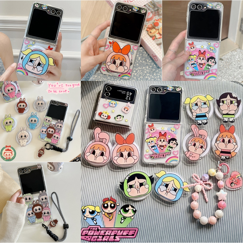 สำหรับ Samsung Galaxy Z Flip 6 Z Flip 5 Z Flip 4 Z Flip 3 Case การ์ตูน ...