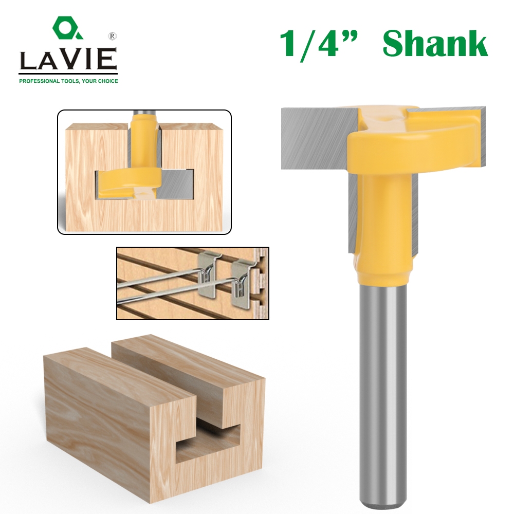1/4 Shank T-Slot Router Bit T Slotting Milling Cutter เครื่องมืองานไม้ ...