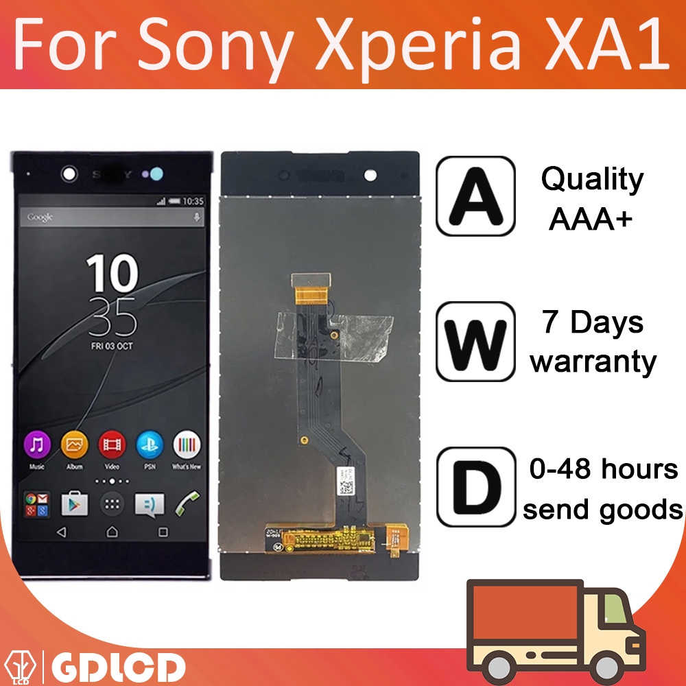 สําหรับ Sony Xperia XA1 LCD G3121 G3112 G3125 G3116 G3123 จอแสดงผล LCD Touch Screen Digitizer ...