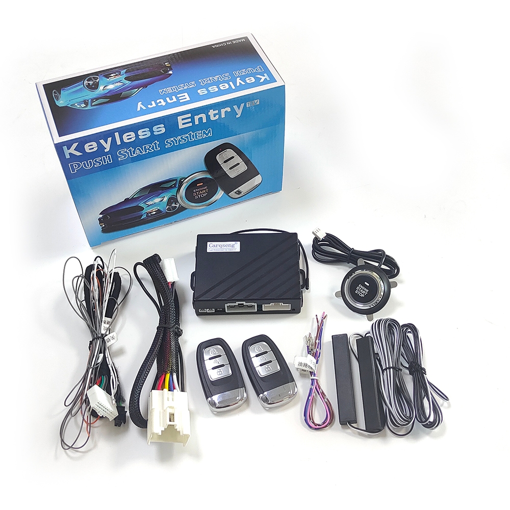 Plug & Play Smart PKE Start Engine Remotely Keyless Entry Anti-theft ...