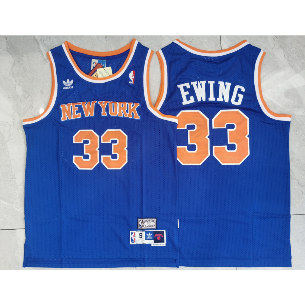 New NBA Men 's New York Knicks #33 เสื ้ อบาสเก ็ ตบอลปักลาย Patrick ...