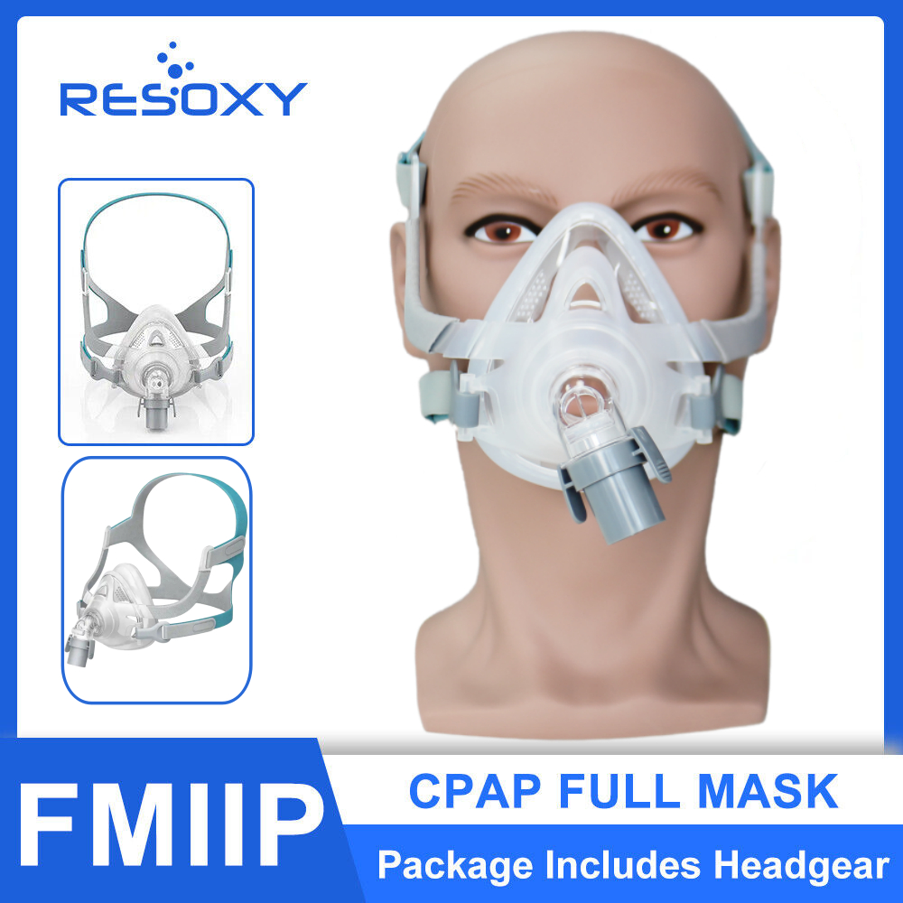 Resoxy CPAP หน้ากาก FMIIP Full Face Mask Anti Snoring พร้อมหมวกกรอบ ...