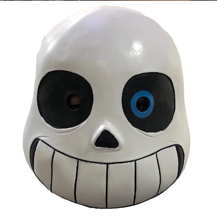 Undertale Latex Mask Legend Sans หมวกฮาโลวีนชุดหูฟังอุปกรณ์ประกอบฉากเกม ...